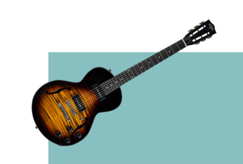 Little Wing Arched Top Non Cutaway Havana Tobacco Aged - Maybach Guitars