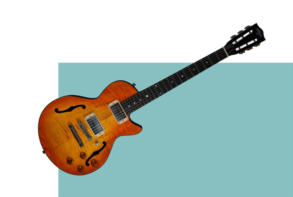 Little Wing Arched Top Cutaway Earl Grey Aged - Maybach Guitars